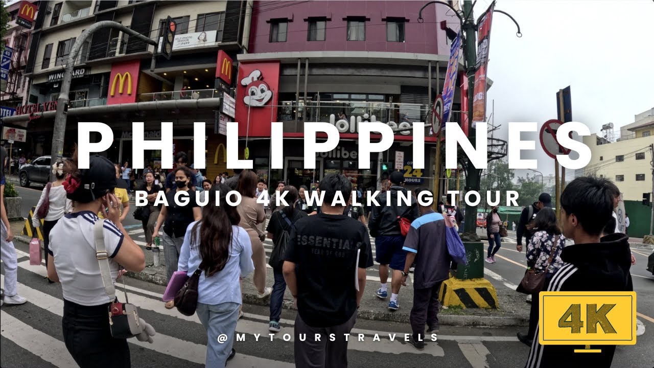 4K Philippines, Baguio City, 4K Walking Tour at Malcolm Square and ...