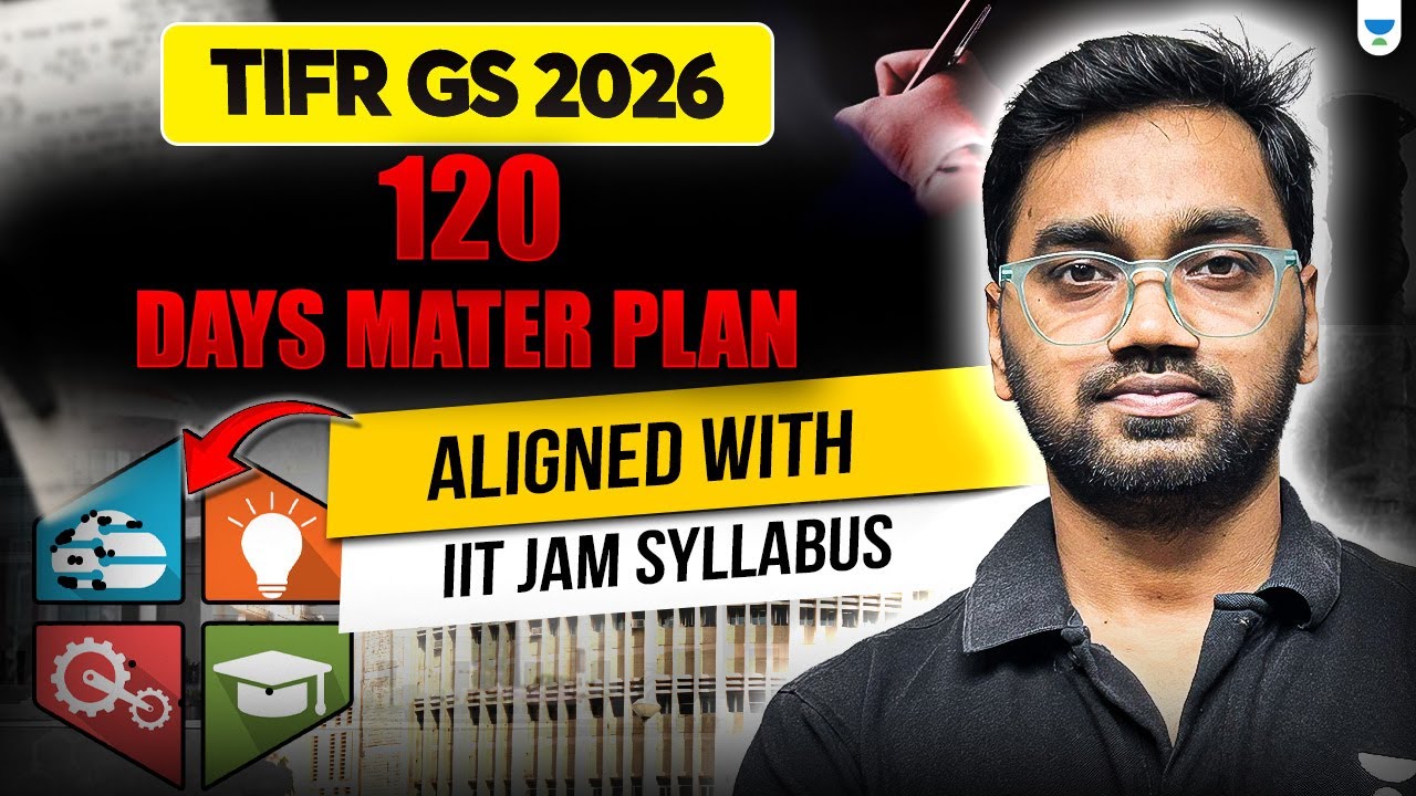 TIFR GS 2026 | 120 Days Master Plan 📅 | Aligned with IIT JAM Syllabus # ...