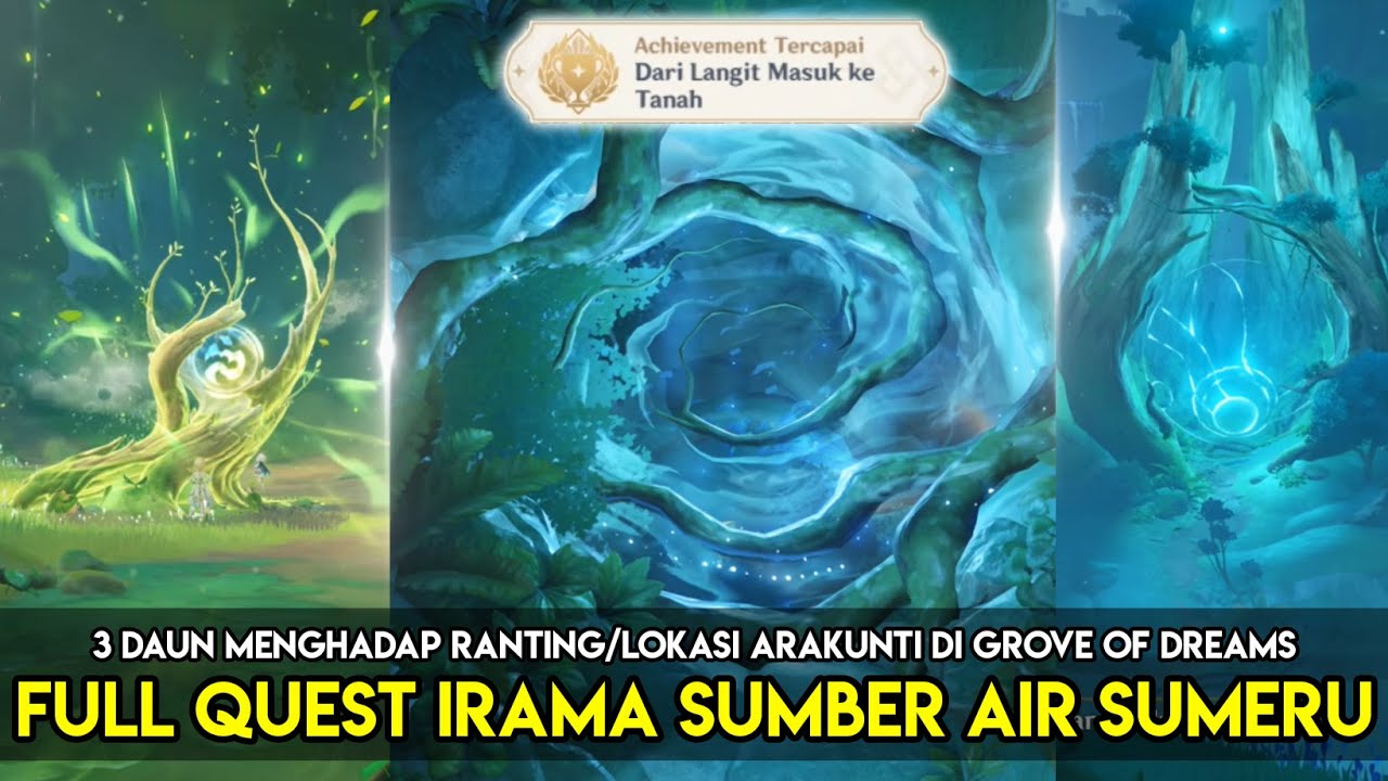 Lokasi Arakunti di Grove of Dreams Varuna Gatha (Sumeru World Quest 4 ...