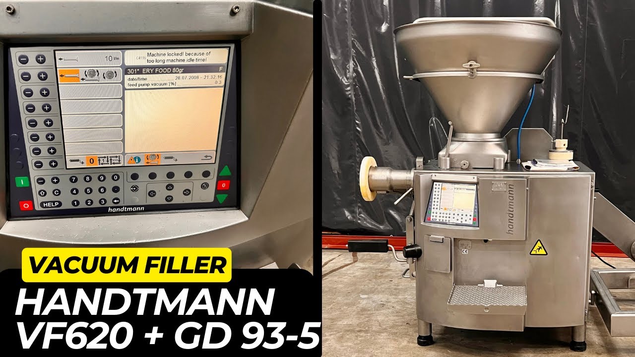 Handtmann VF620 with GD93-5: The Game-Changer in Meat Processing! - YouTube