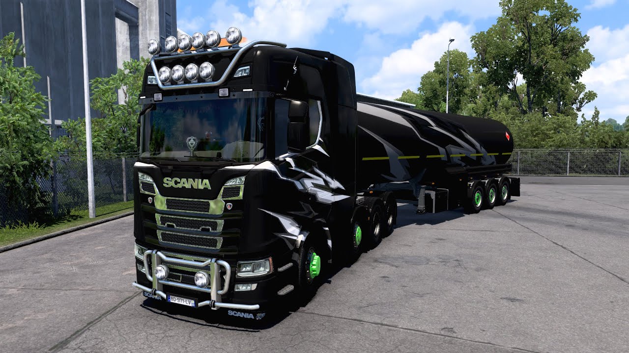 Euro Truck Simulator 2|Scania Carries Ethane to Spain|Nithodrivepro ...