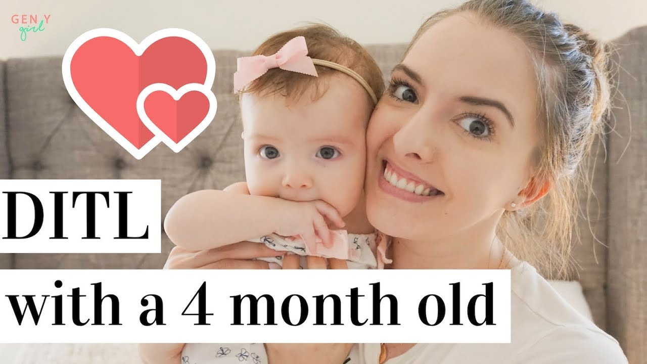 DAY IN THE LIFE WITH A 4 MONTH OLD 👶🏼💕 | APRIL 2018 VLOG | Kayla Buell ...