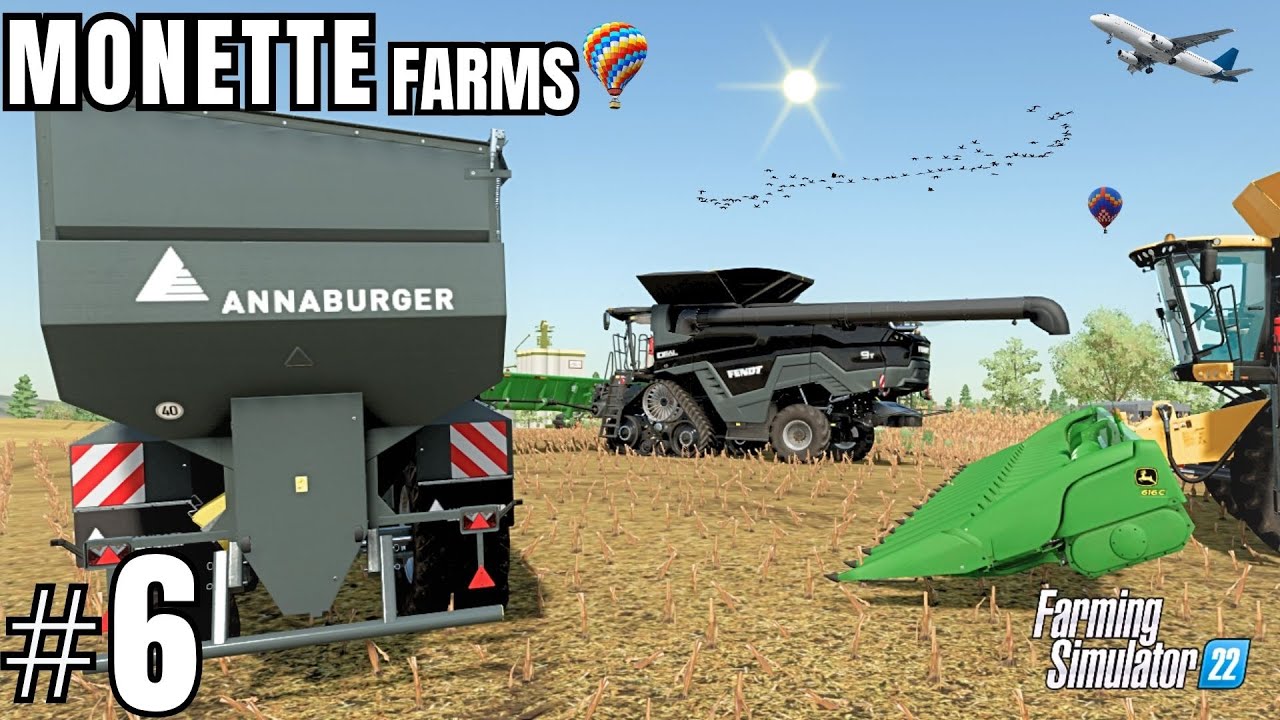 HARVESTING FENDT IDEAL 10T LEXION 780 MONETTE FARMS #6\ HARVEST ...