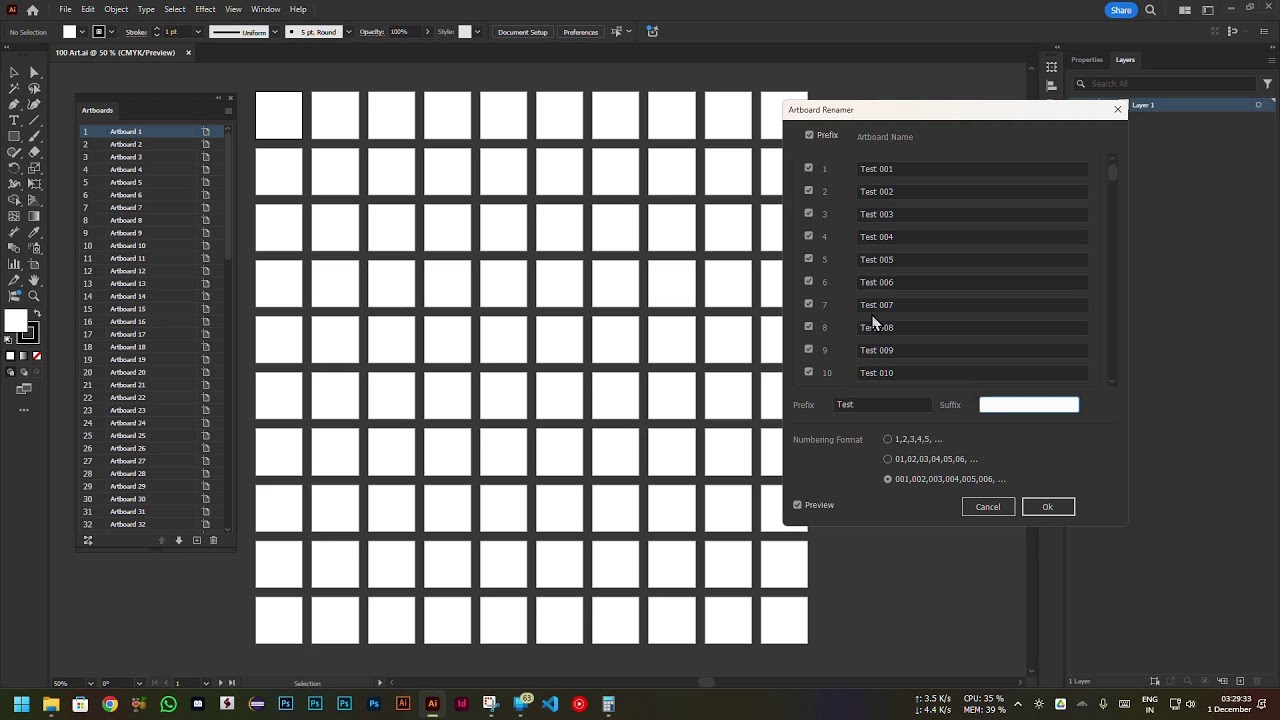Batch ArtBoard Renamer - YouTube