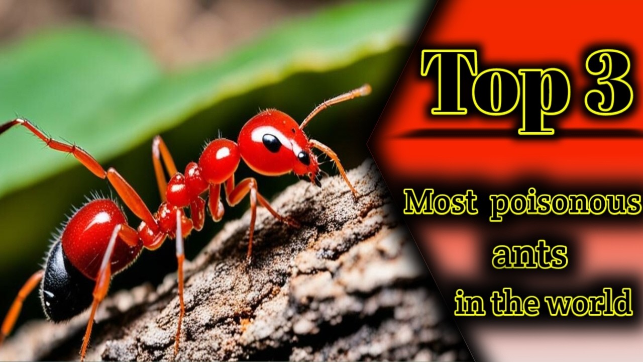 Top 3 most poisonous ants in the world 🌎/dangerous ants 😖#poisonous# ...
