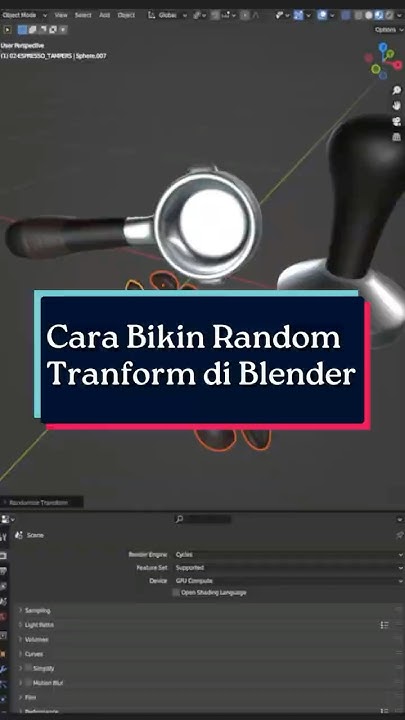 Random Transformation di Blender? Pakai Tool Ini, Nggak Perlu Manual! #blendertips #b3d ...