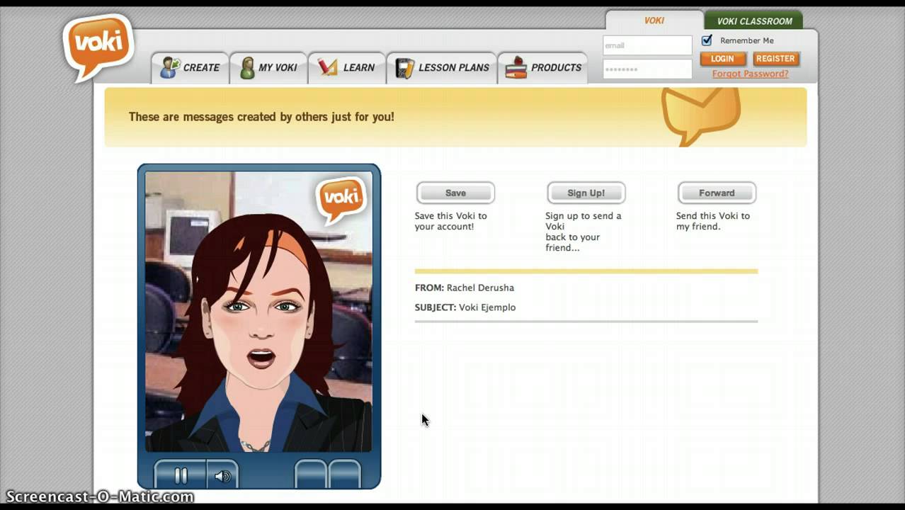 Example of Voki Podcast - YouTube