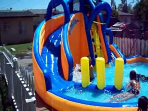 Banzai water slide - YouTube