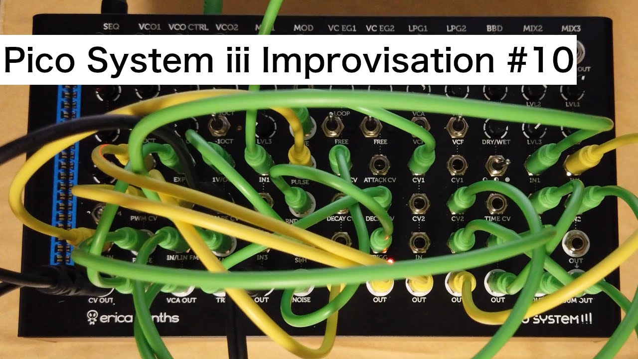 #10 Erica Synths Pico System iii Improvisation - YouTube