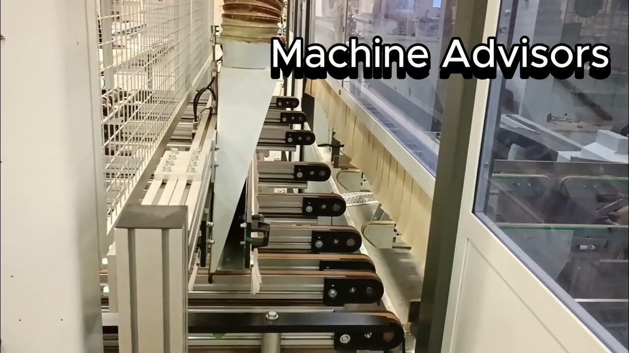 2017 Homag BHT 500 CNC Dual Head Feed Through Boring Machine - YouTube