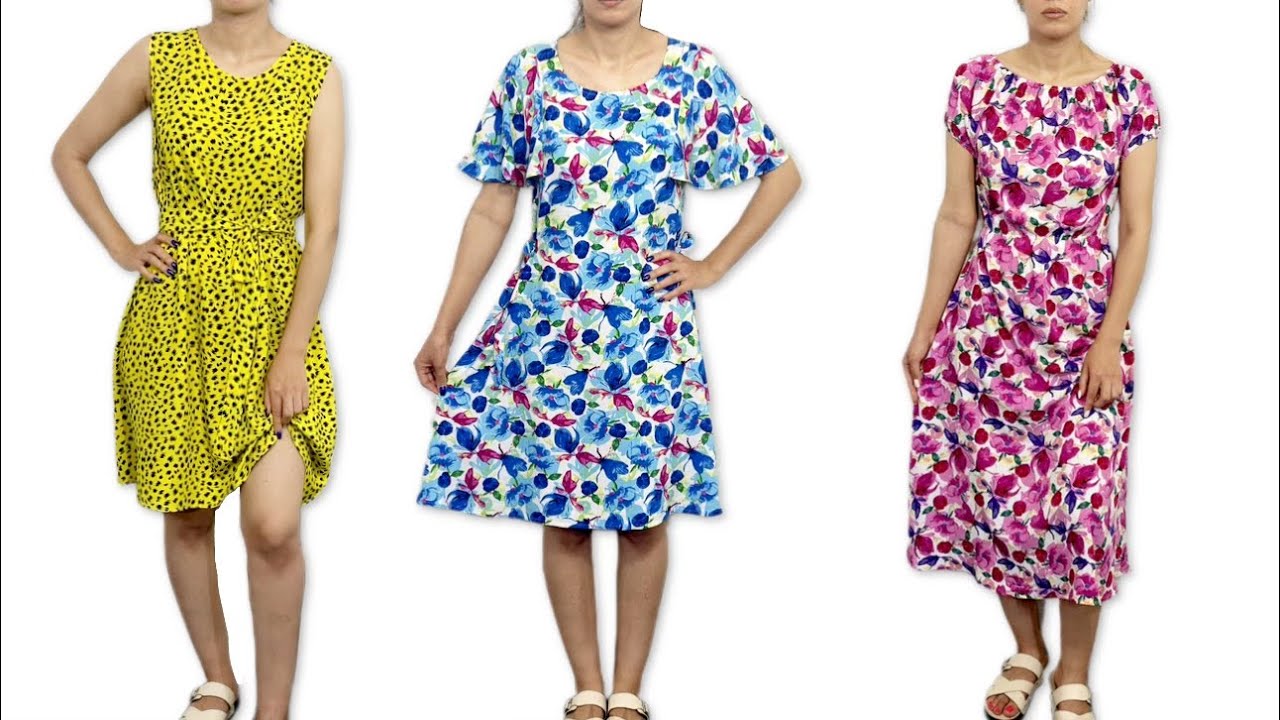 🌈Great Dress Models To Dress Stylishly In Summer! Sewing Very Easy and ...