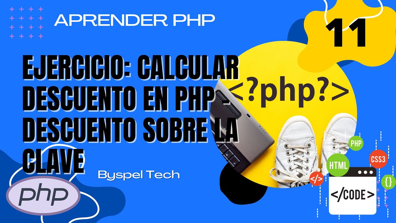 🐘 CALCULAR DESCUENTO EN PHP 🔔 DESCUENTO SOBRE LA CLAVE EJERCICIOS DE PHP CON FORMULARIOS - YouTube