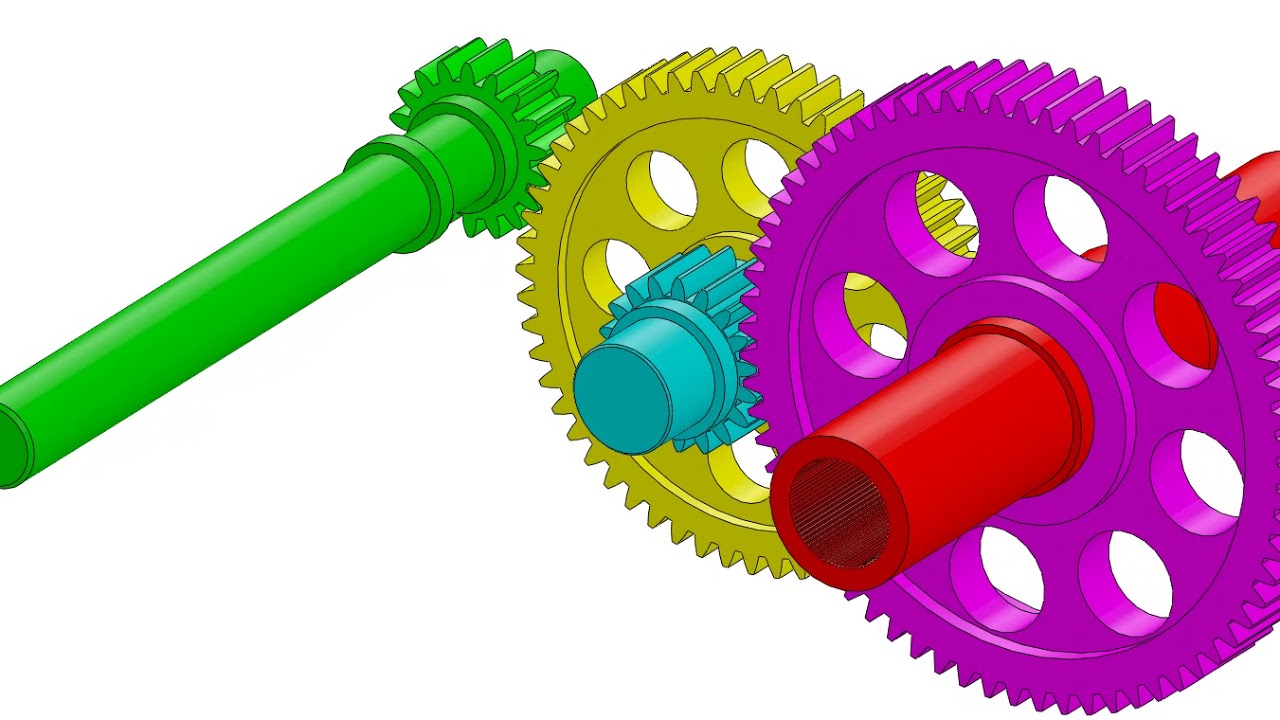 Two Stage Speed Reducer - YouTube