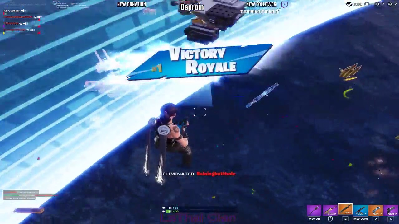 Crazy Fortnite Win!!! - YouTube