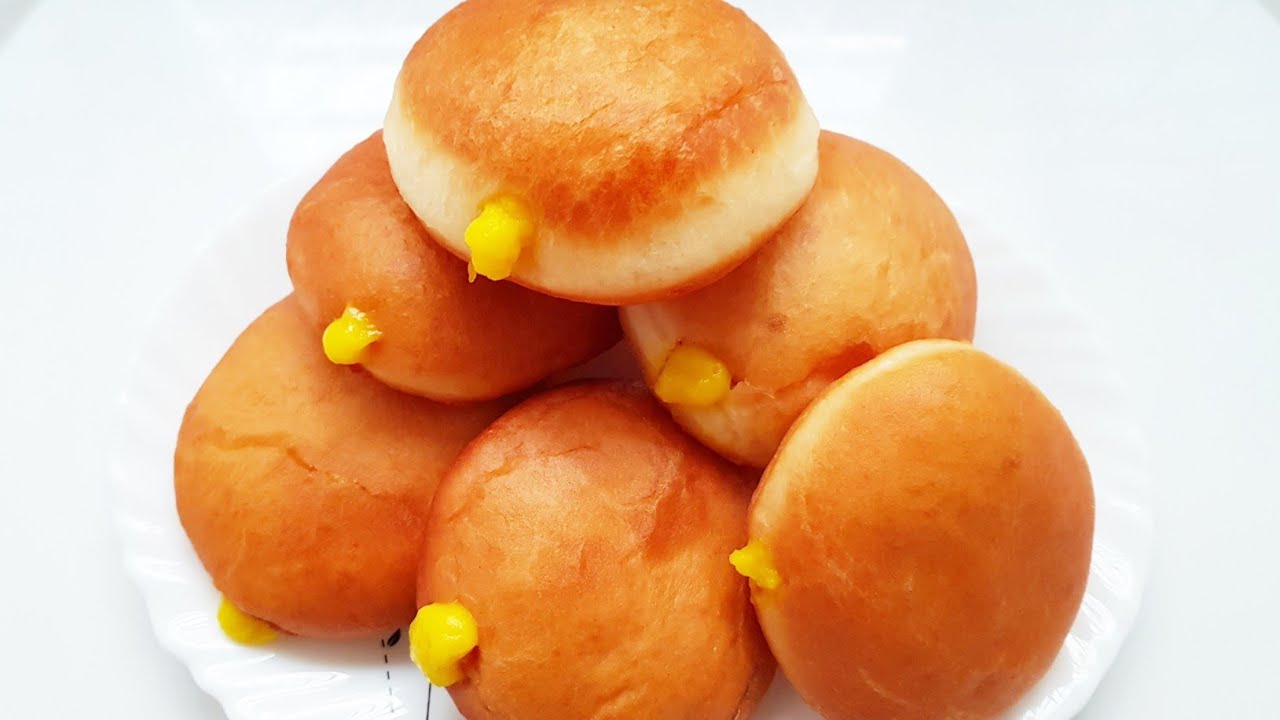 CUSTARD DONUT RECIPE. - YouTube