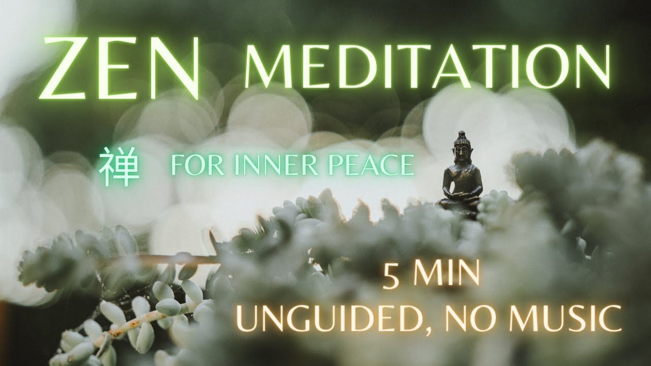 🪷Journey to Serenity: 5-Minute Zen Oasis Meditation for Inner Peace and ...