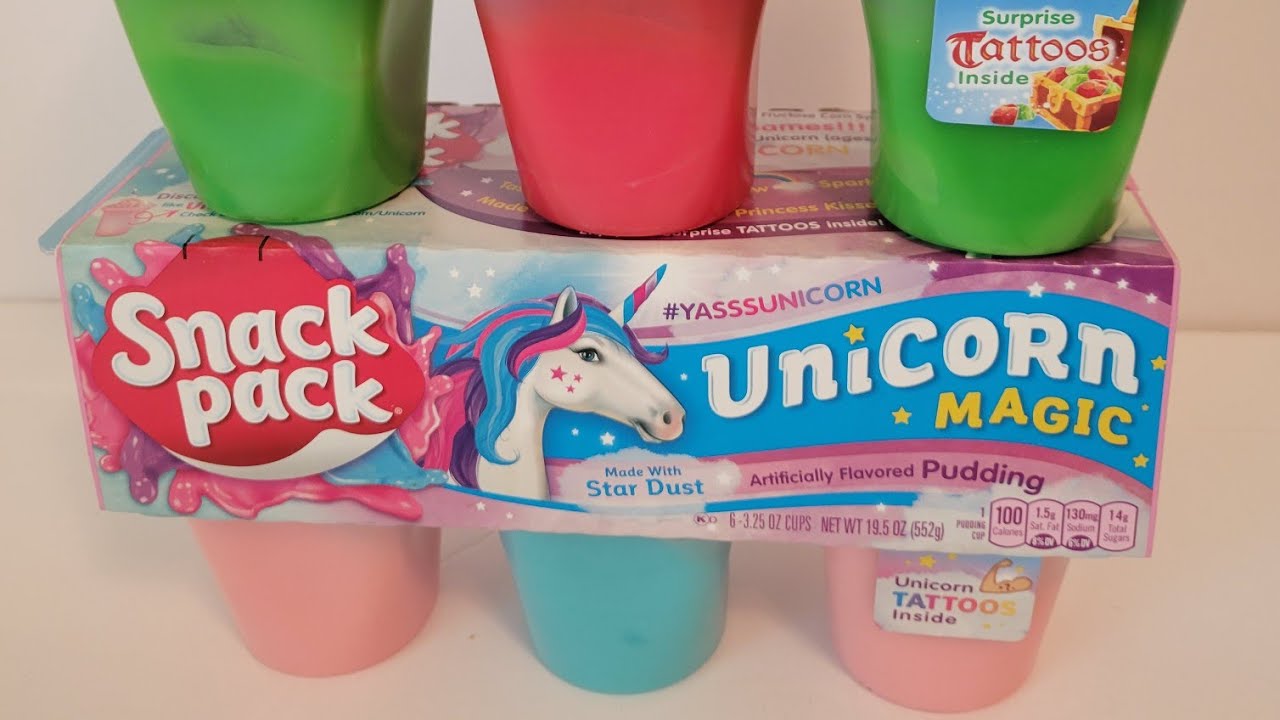 Free Unicorn dragon tattoos Snack pack pudding #Unicorn #dragons # ...