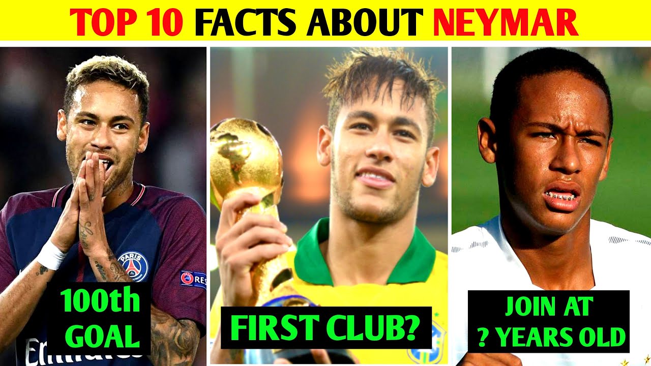 Top 10 Facts about neymar jr #facts - YouTube