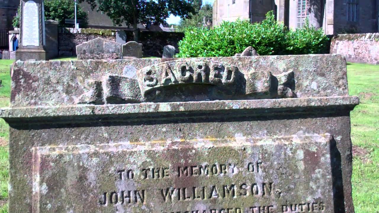 John Williamson Gravestone Kingskettle Fife Scotland - YouTube