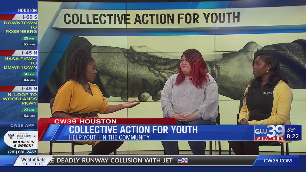 CW39 Houston "Collective Action For Youth" interview by Sharron Melton ...