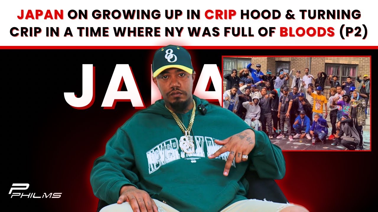 Japan Talks Growing Up In CRIP HOOD & Turning CRIP In A Time Where NY ...