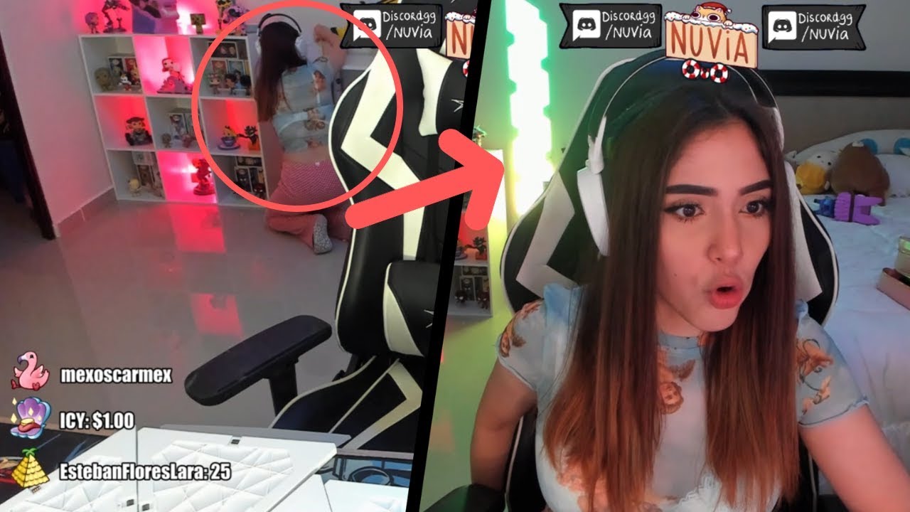 NUVIA ABRE UN PAQUETE e INSTALA LUCES EN SU CUARTO! // CLIPS DE TWITCH ...