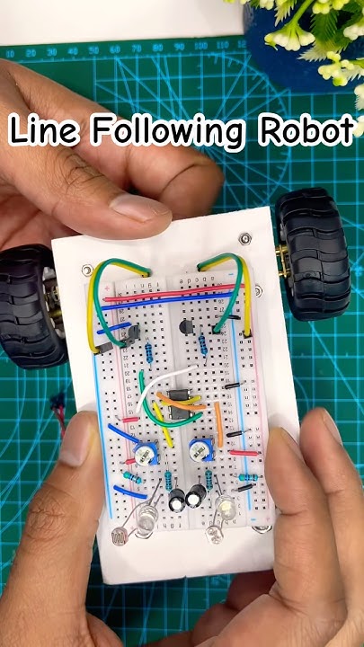 Line Following Robot without Microcontroller || DIY|| Engineering - YouTube