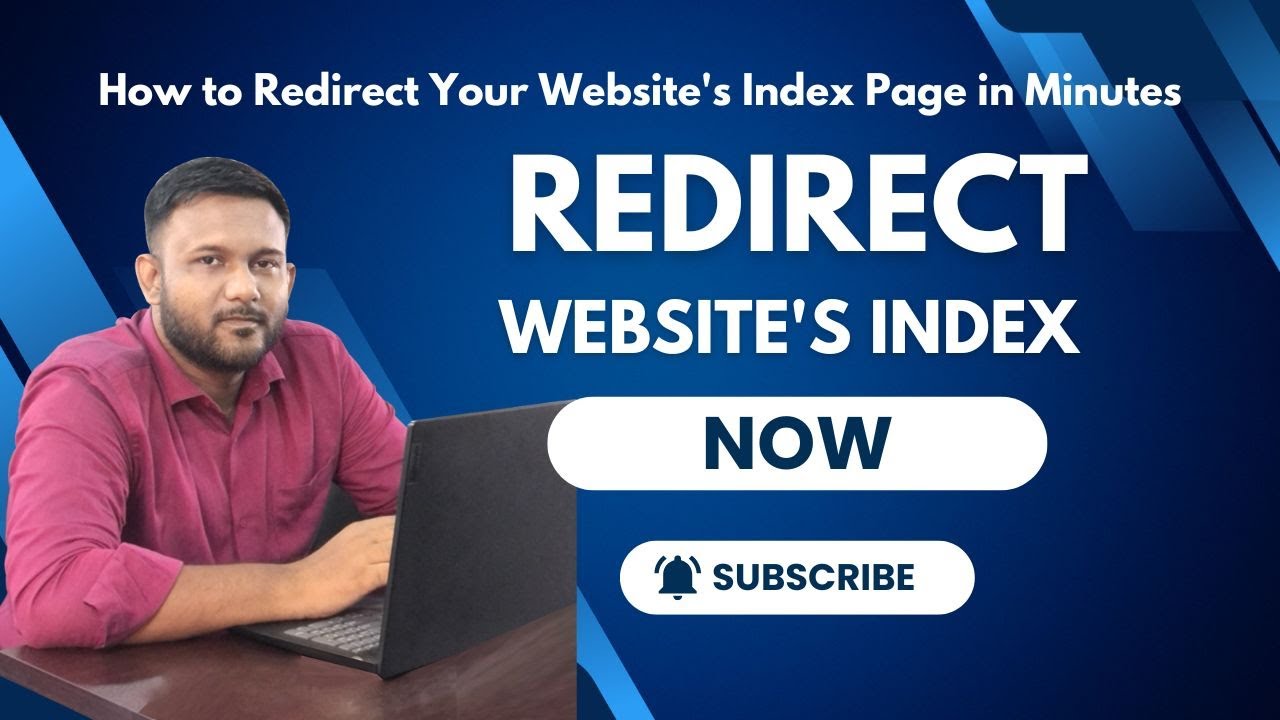 How to Redirect Your Website's Index Page in Minutes - YouTube