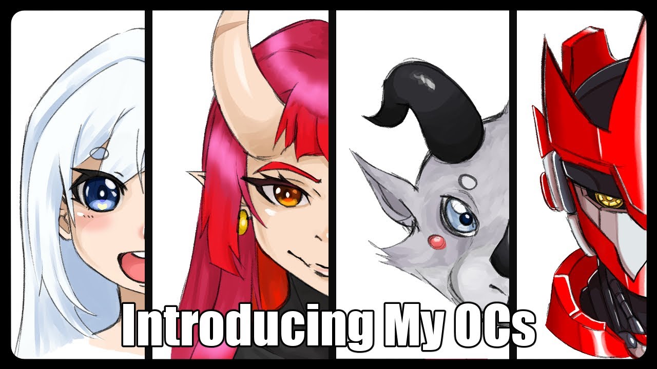 Introducing My OCs (Original Characters) | Timelapse | Clip Studio ...