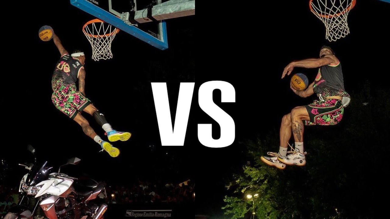INSANE Dunk Contest: Chris Staples | Isaiah Rivera | Lipek | 1FootGod ...