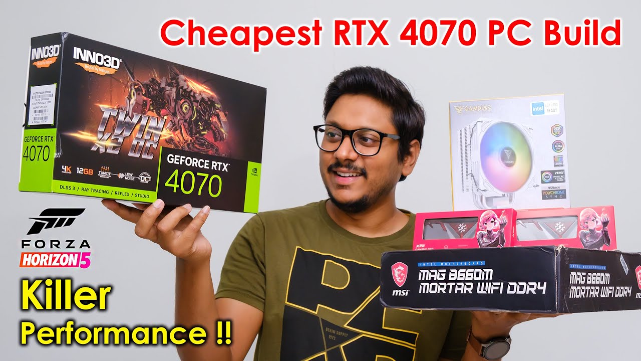 Building the Cheapest RTX 4070 PC Build in 2023 🤯 Challenge Accepted ...