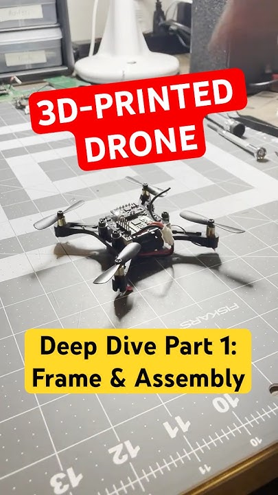3D-Printed Drone, Part 1: Frame & Assembly #drone #diy #electronics #3dprinting - YouTube