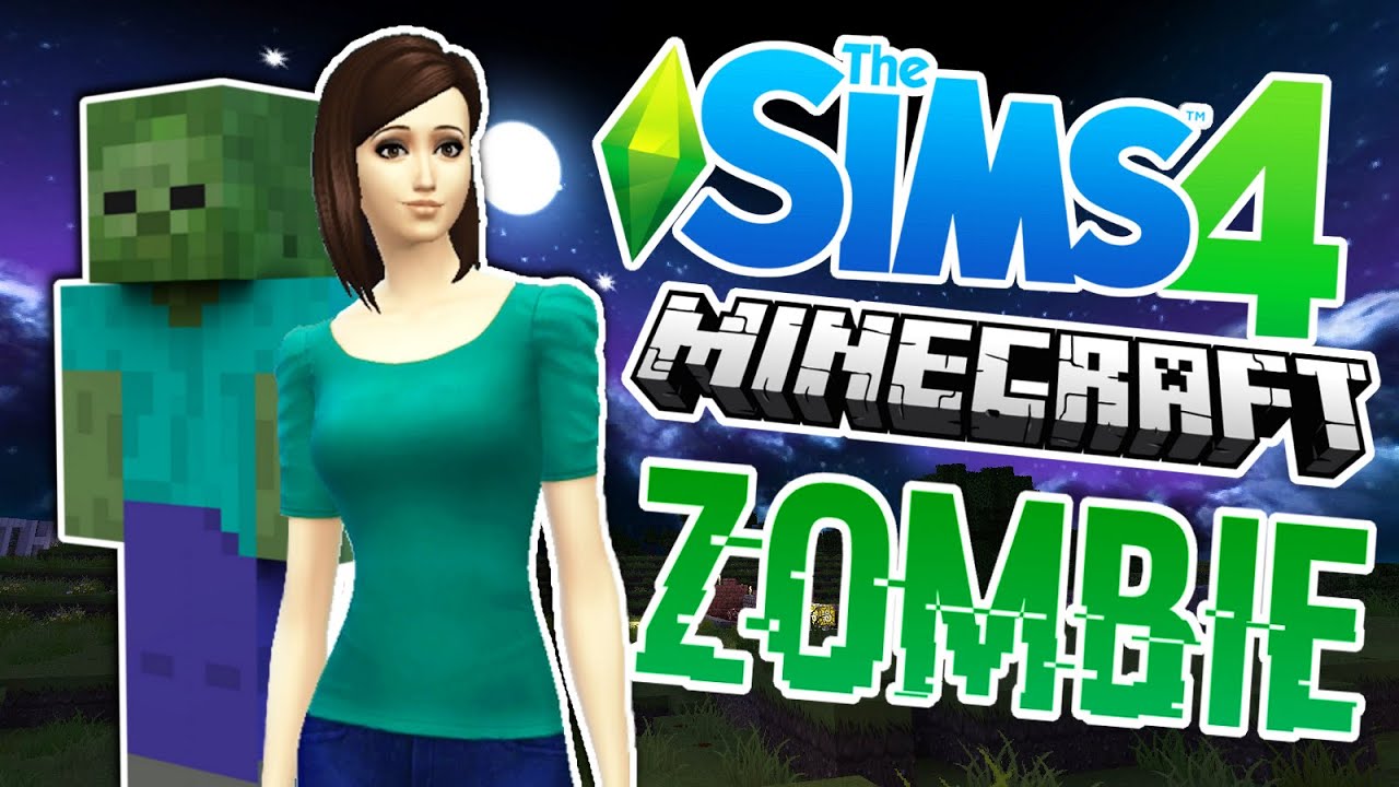The Sims 4 - (Create-A-Sim) - Minecraft Zombie - YouTube