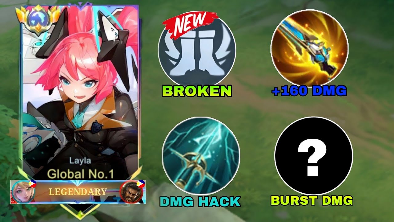 I FINALLY FOUND THE BEST DAMAGE HACK BUILD FOR LAYLA 😱🔥 ( EASILY BURST ...