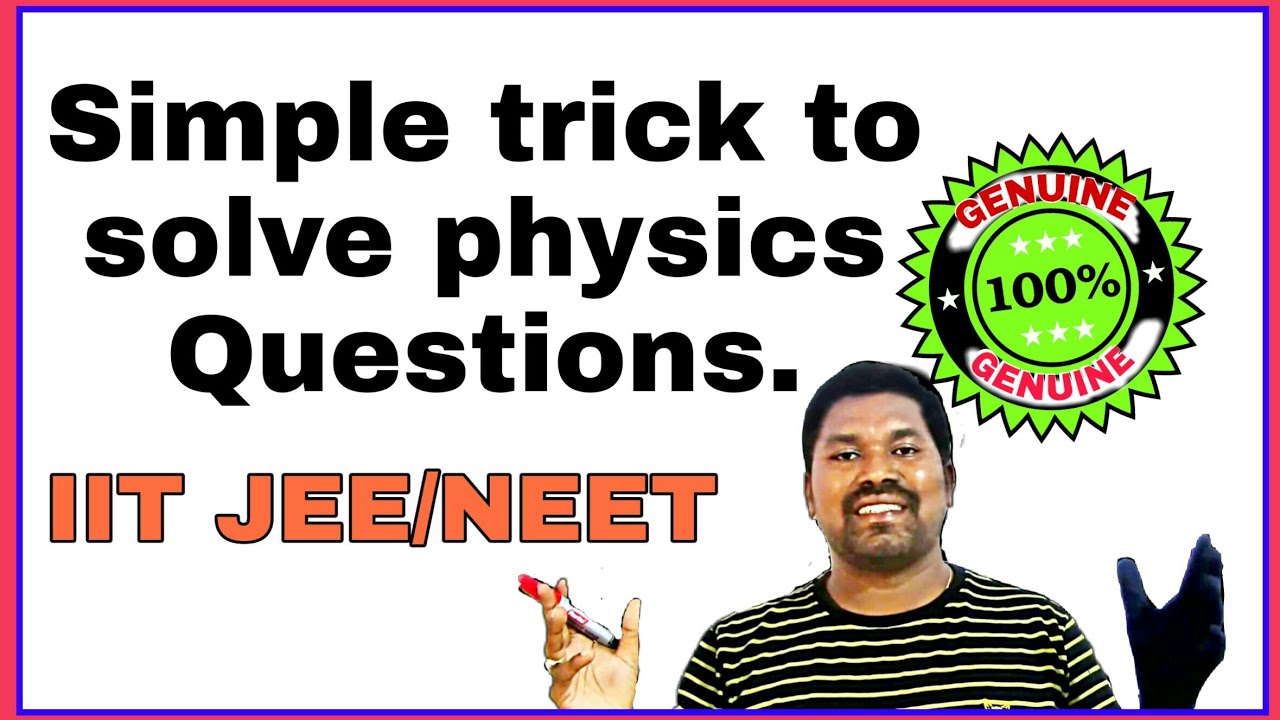 Physics tips and tricks~ IIT JEE/NEET||GENUINE TRICK FOR ALL ...