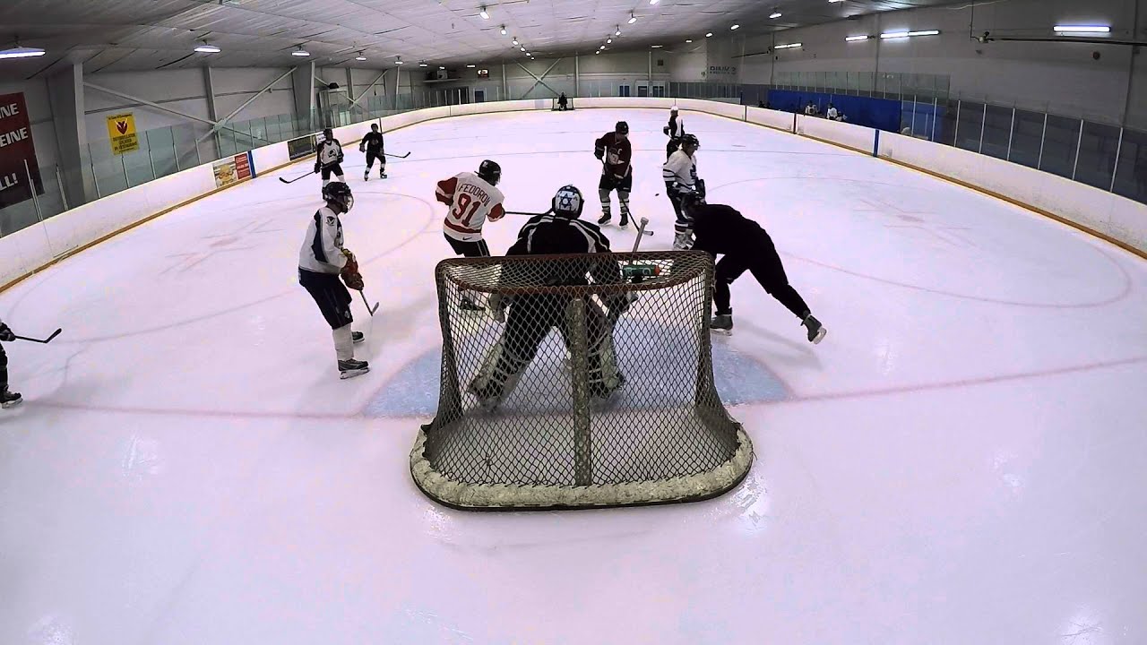Hockey goalie cam GoPro Jan 20/16 @ Chesswood Arena - YouTube