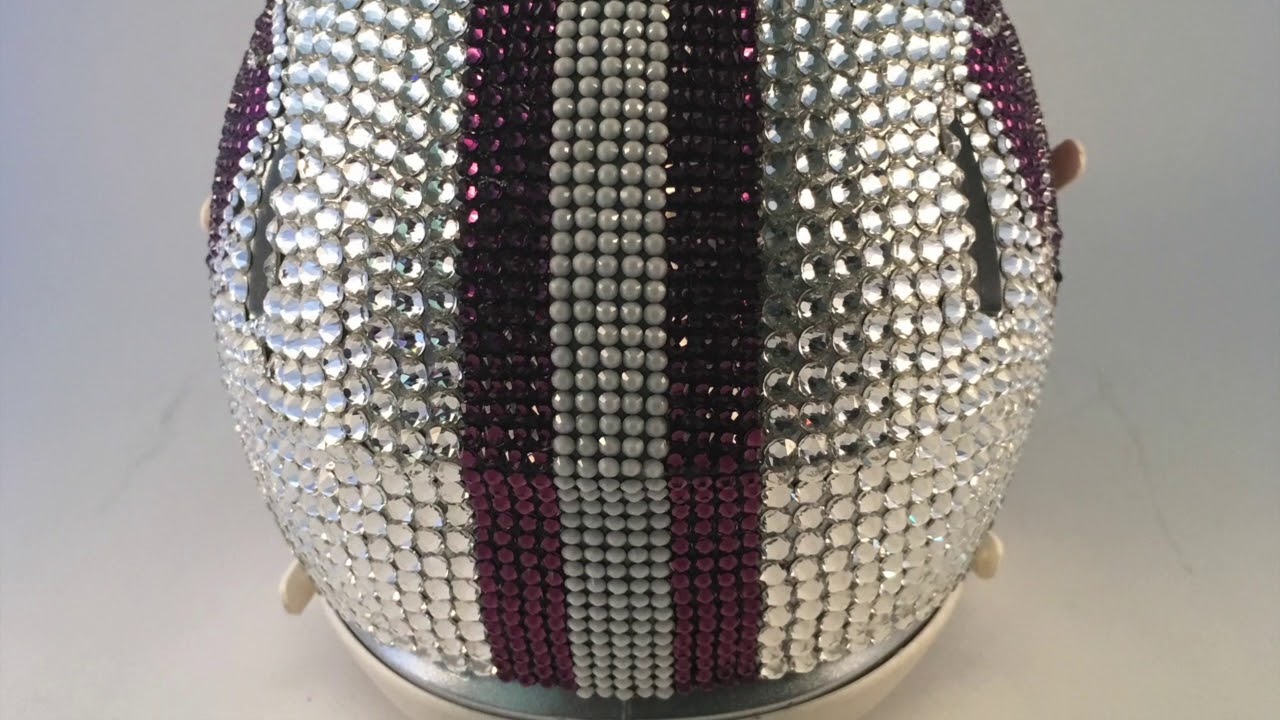 Swarovski Crystal Football Helmets - YouTube