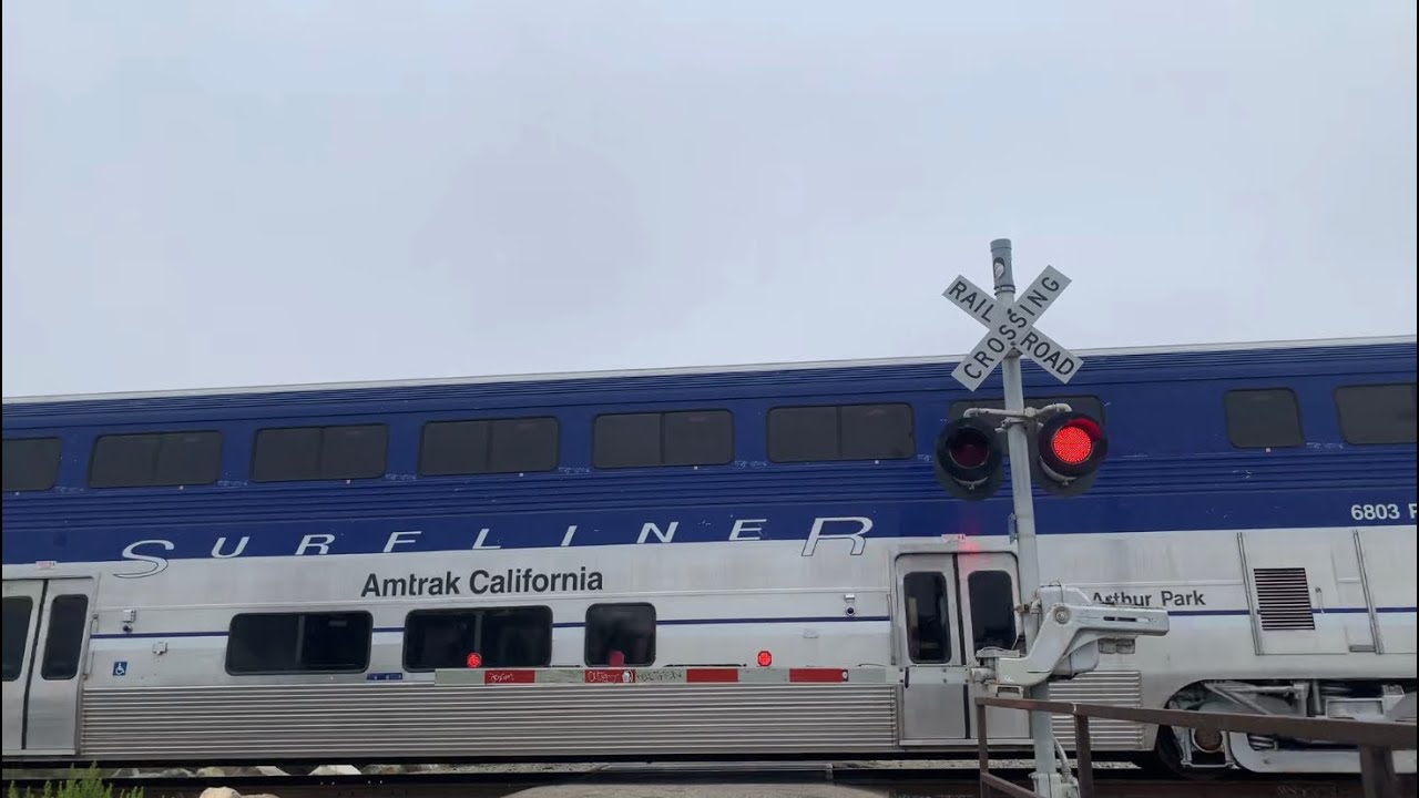 (New E-Bell) Amtrak CDTX 2116 #763 Pacific Surfliner, Ocean Front ...