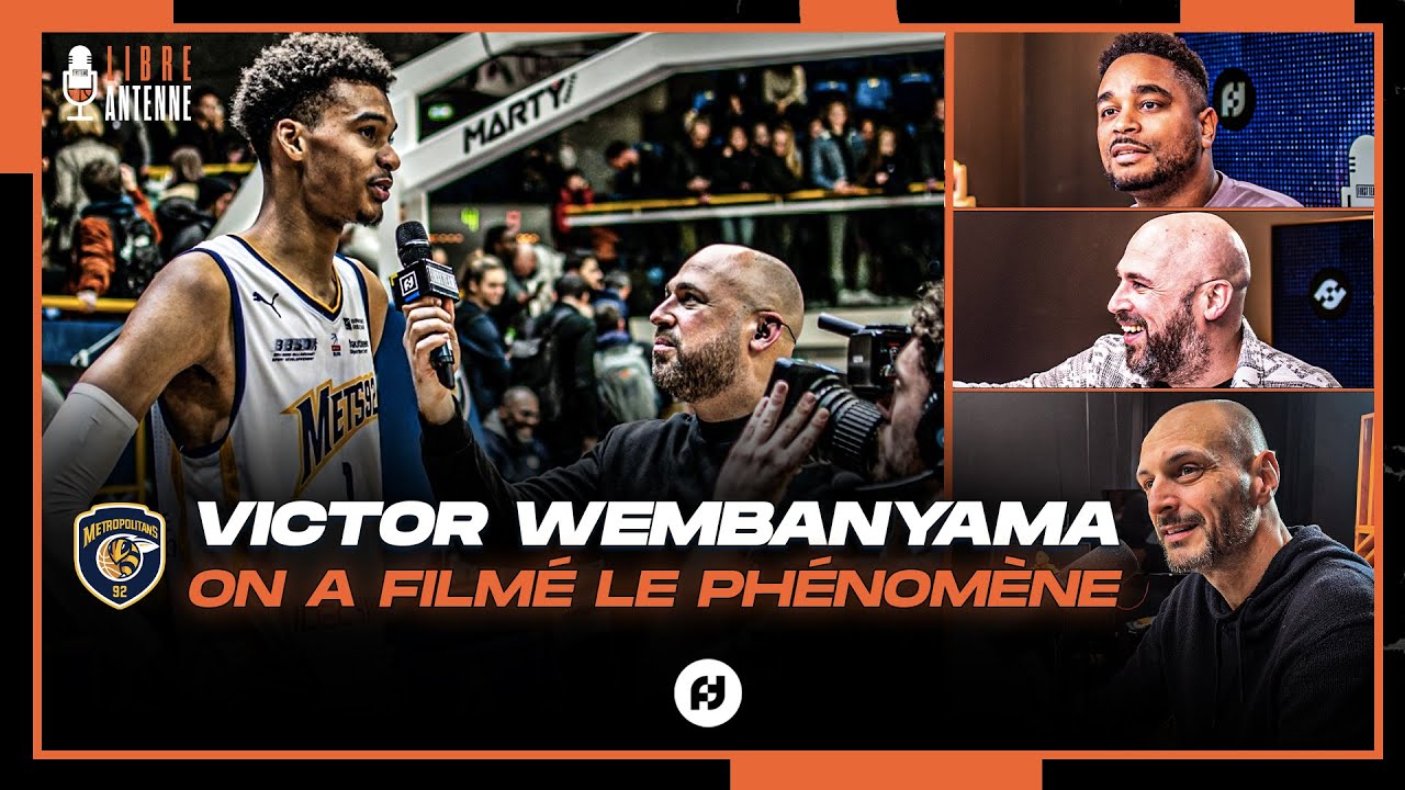 Le nouveau carton de Victor Wembanyama ! Libre Antenne NBA - YouTube
