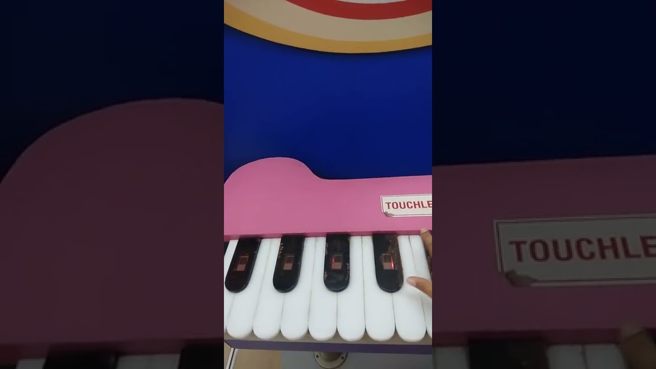 touchless instrument piano - YouTube