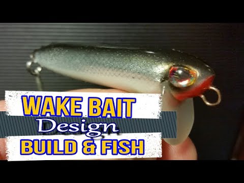 Making a wake bait, match-the-hatch with a minnow wake bait. - YouTube