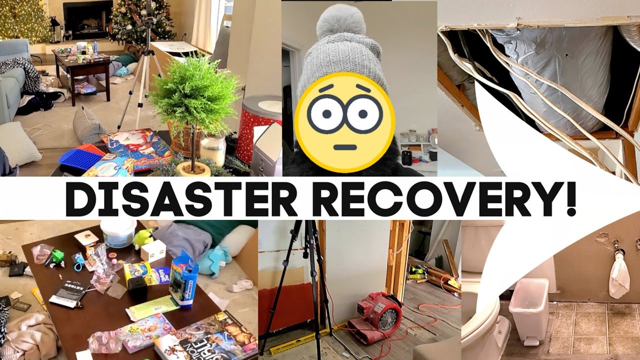 Home from the hospital / Kitchen and bathroom destroyed/ Disaster house ...