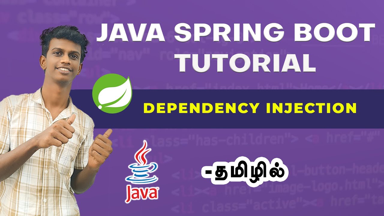 Dependency Injection What Is Dependency Injection Dependency Injection Spring Boot Tamil