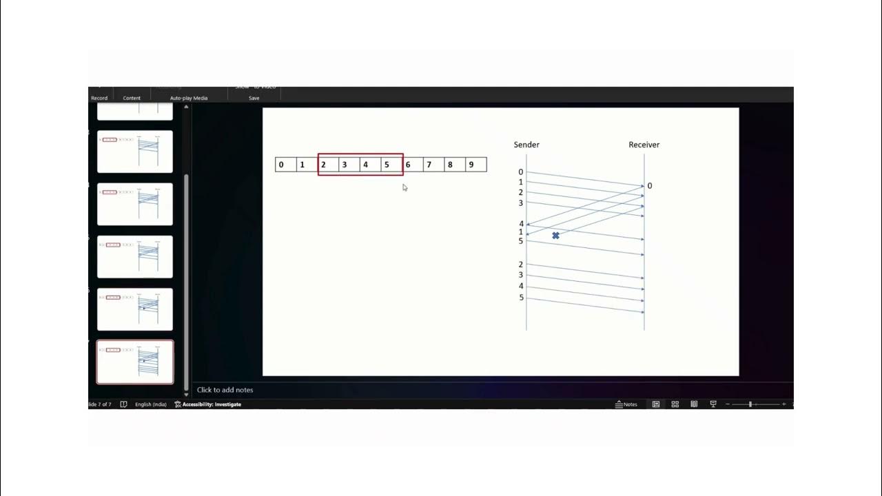 C program to implement Sliding Window protocol - YouTube