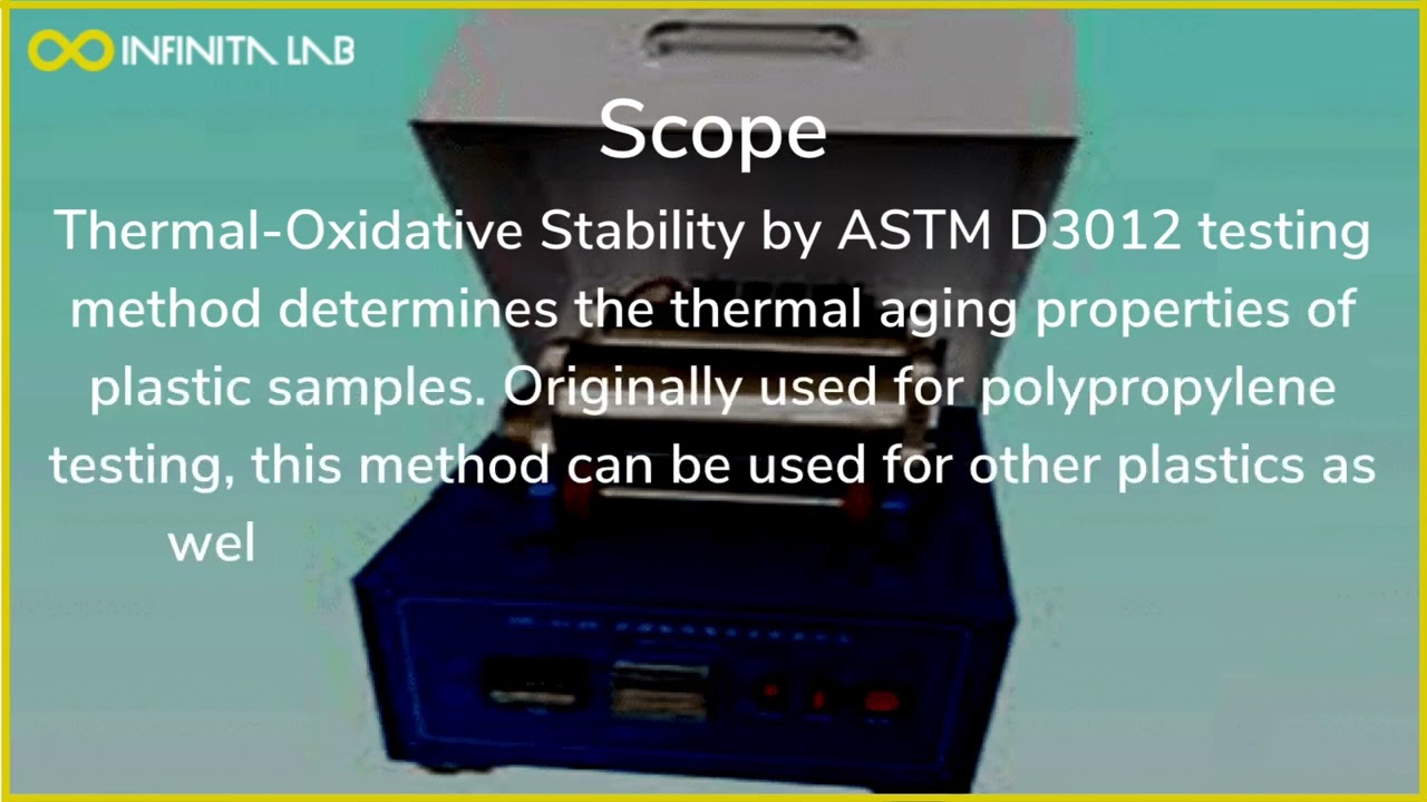 ASTM D3012 GM9059P Thermal Oxidative Stability - YouTube