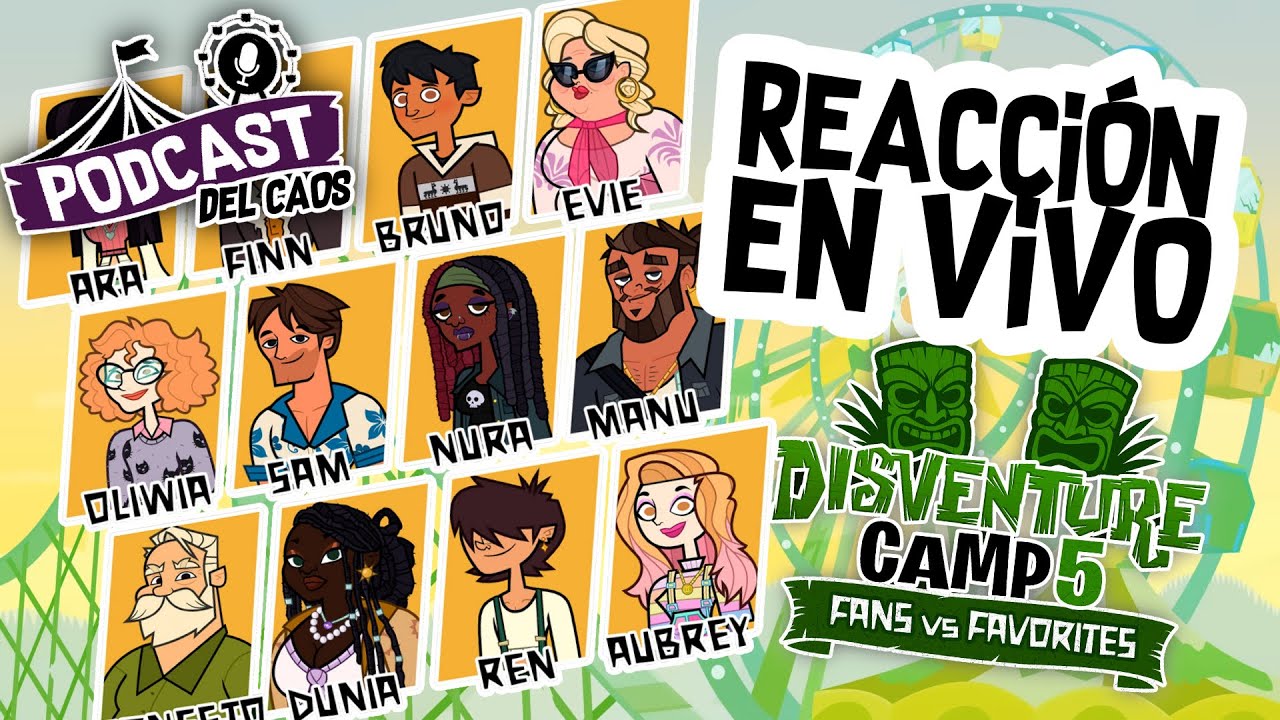 Reacción a los NUEVOS personajes de Disventure Camp 5: Fans vs ...