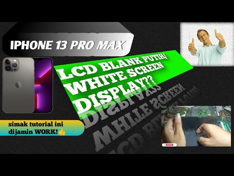 IPHONE 13 PRO MAX LCD BLANK PUTIH/WHITE SCREEN DISPLAY ?? - YouTube