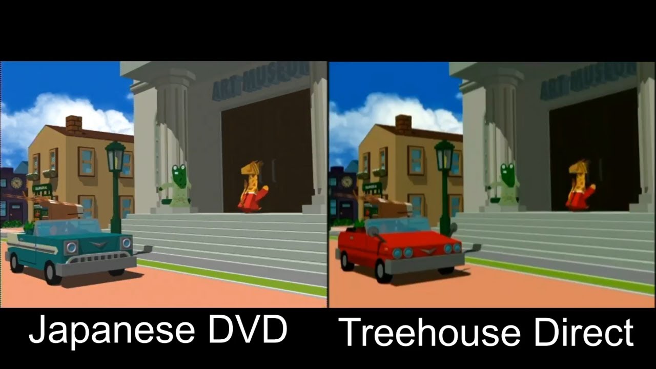 Pecola: Gazelle's Car Japanese DVD/Treehouse Direct Comparison - YouTube