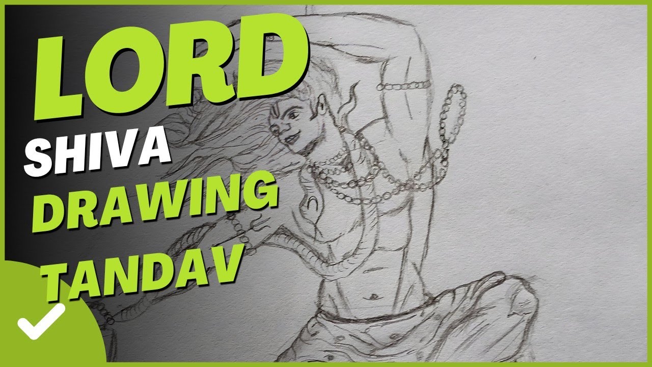 how to draw shiv with tandav 😍 tutorial} #viral #mahadev #art #drawing ...