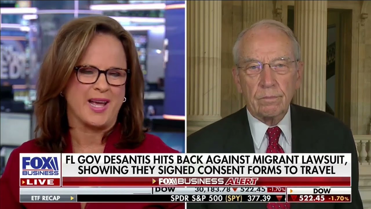 Grassley with Liz MacDonald on the Evening Edit - YouTube